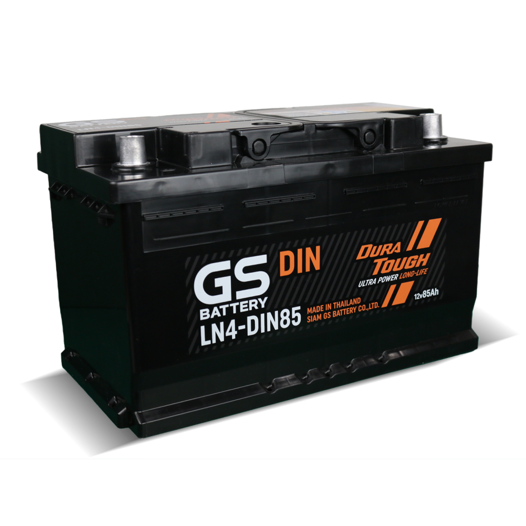 แบตเตอรี่รถยนต์ GS รุ่น LN4-MF (DIN85) แบตเตอรี่กึ่งแห้ง
